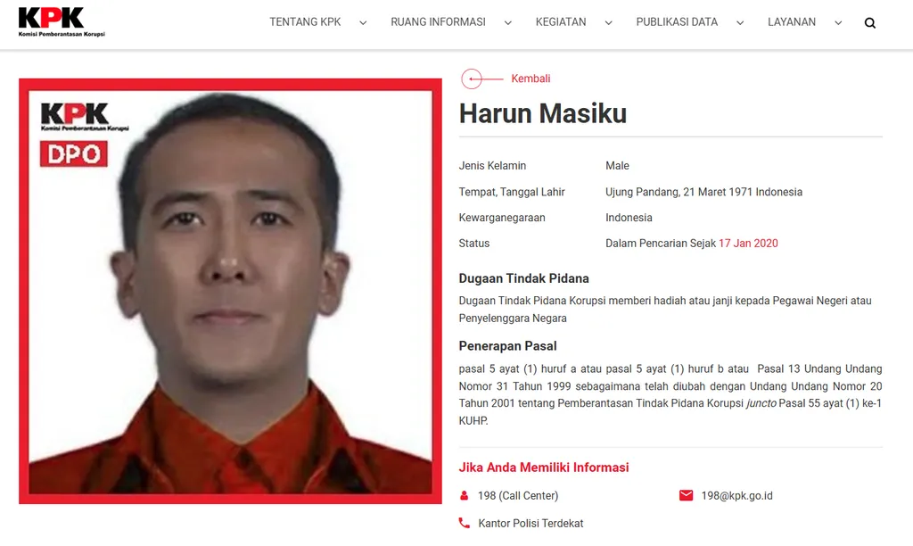 Periksa Djan Faridz, KPK Masih Rahasiakan Keterkaitannya di Kasus Harun ...